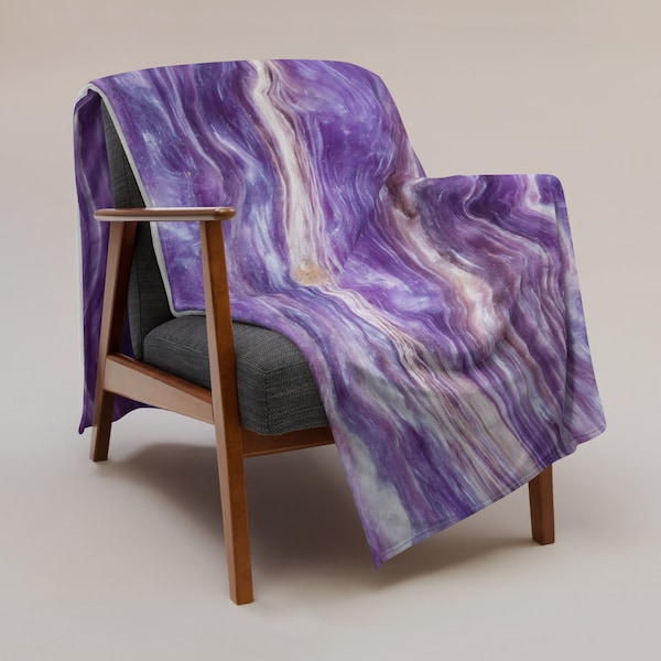 Purple Blanket - Etsy