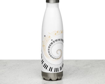 Music Water Bottle - Etsy