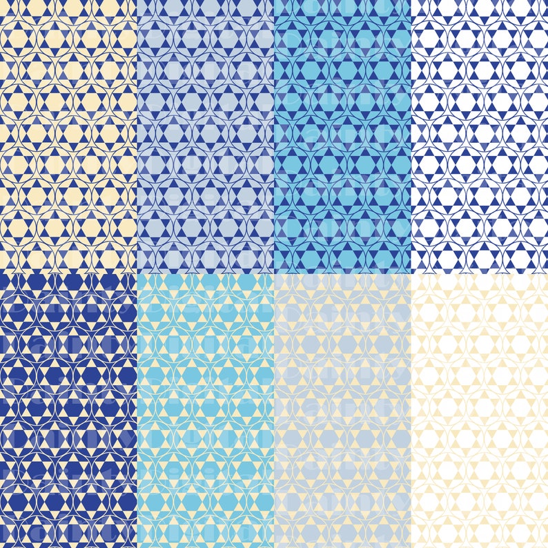 Digital, Hanukkah Scrapbook Paper, Sticker Background Designs, Planner ...