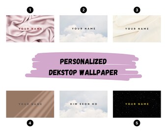 Aesthetic Custom Desktop Wallpaper - Etsy