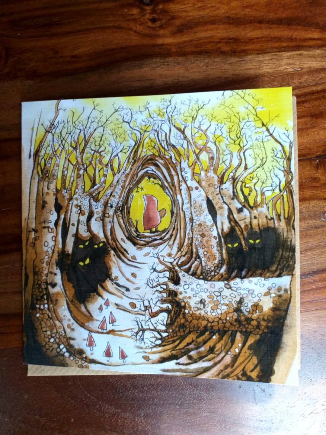 Red Riding Hood Greeting Card - Etsy