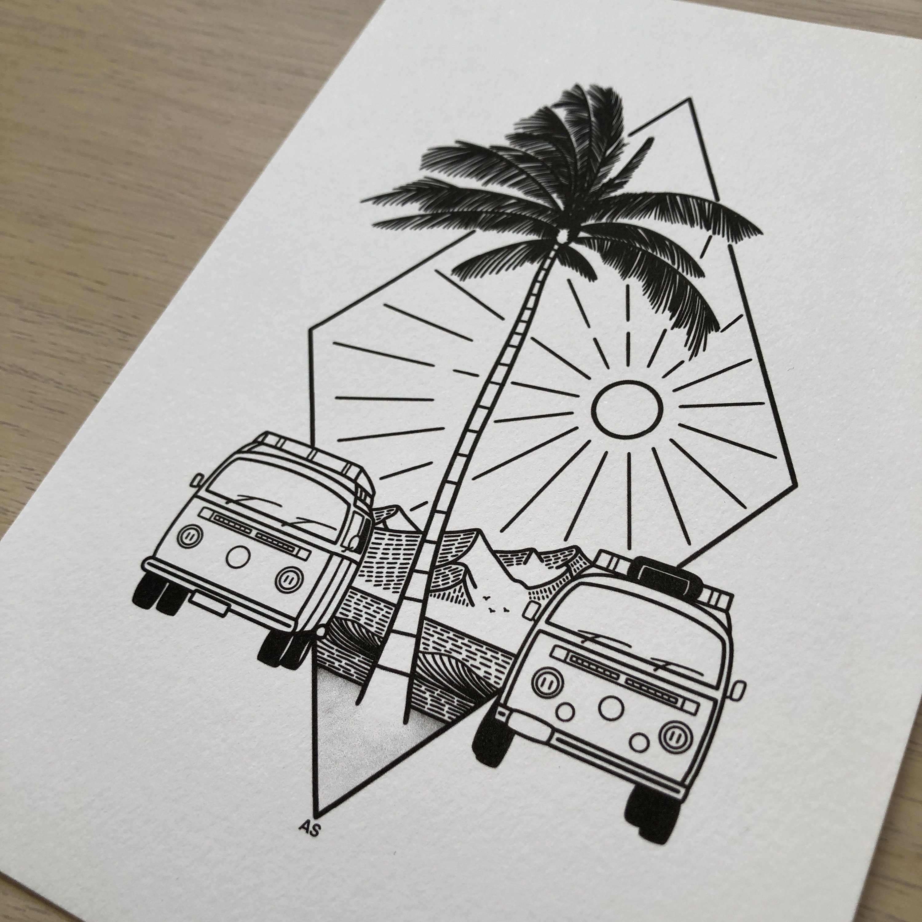 Van Life PRINTABLE ART. Nature Inspired Print. Van Art. Al - Etsy