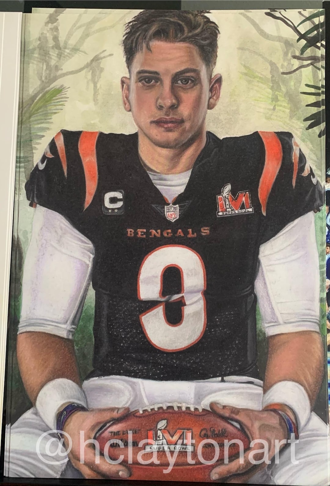 Joe Burrow Bengals Art Print - Etsy