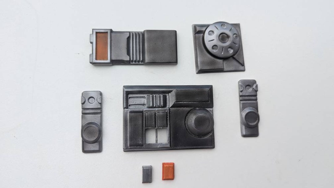 Cad Bane Inspired Chest Greebles - Etsy UK