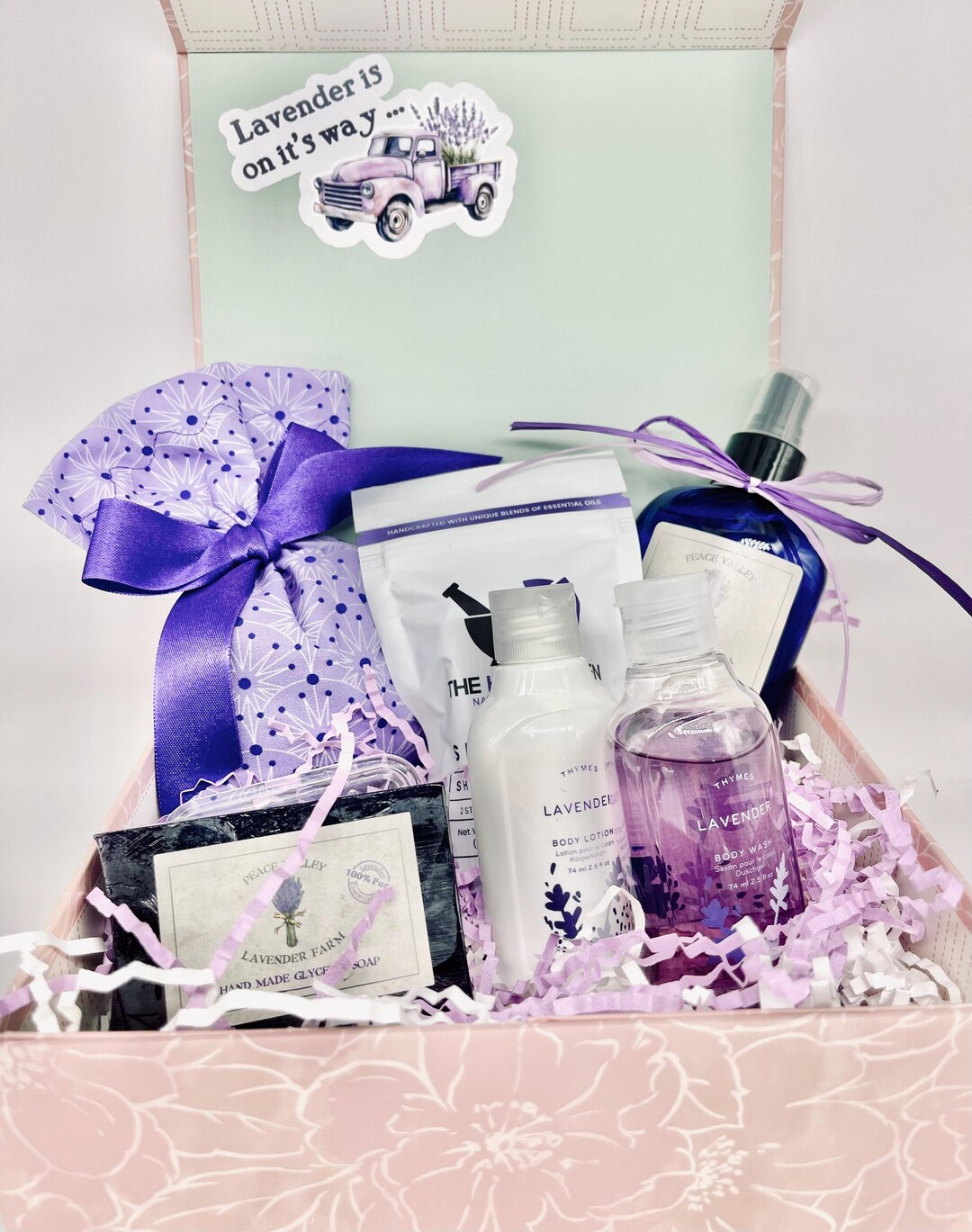 Pamper - "lavender is on It’s Way" Gift Box - Etsy