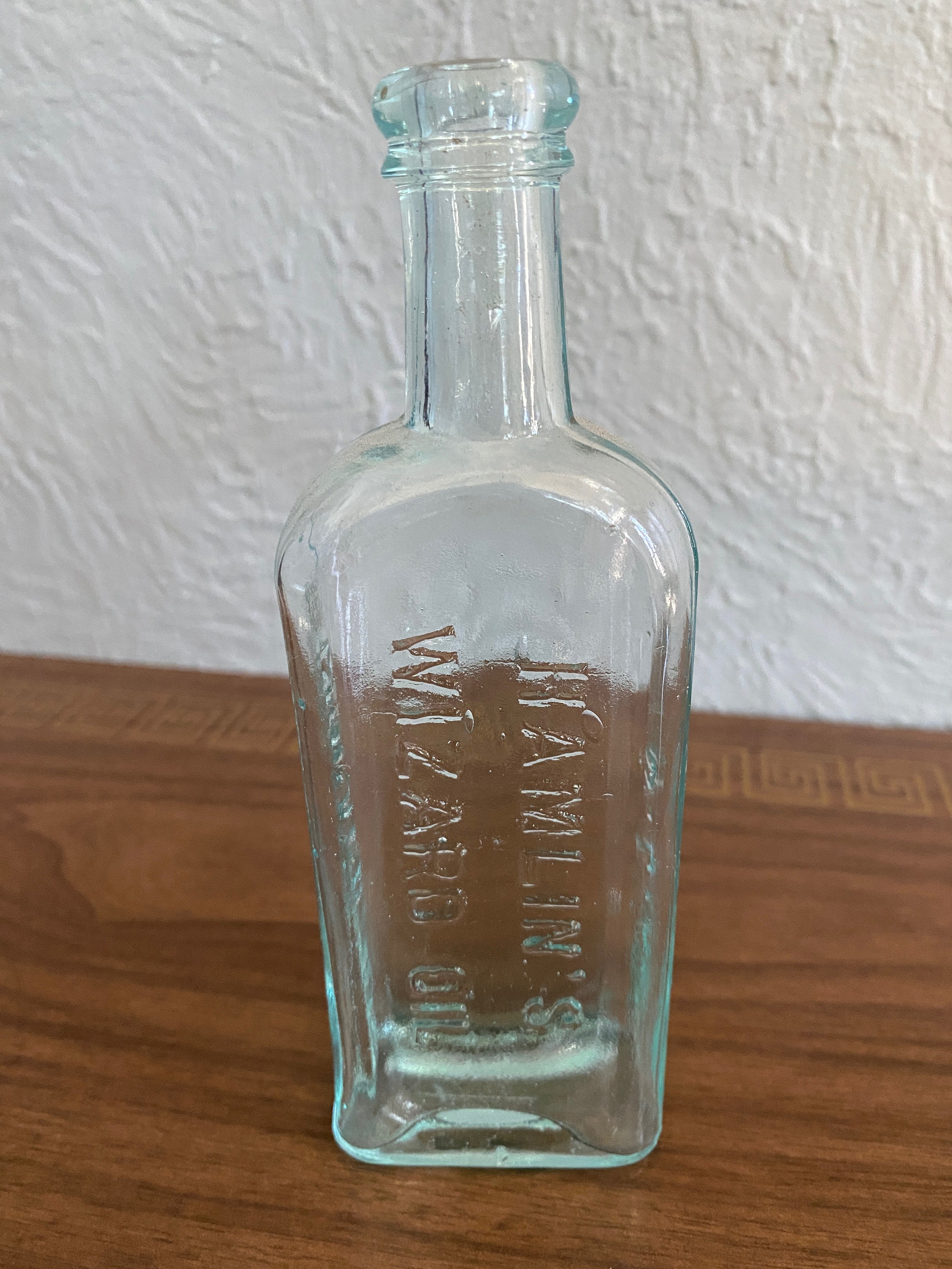 Vintage Hamlin's Wizard Oil Bottle, Antique Medicine Bottle Chicago ...