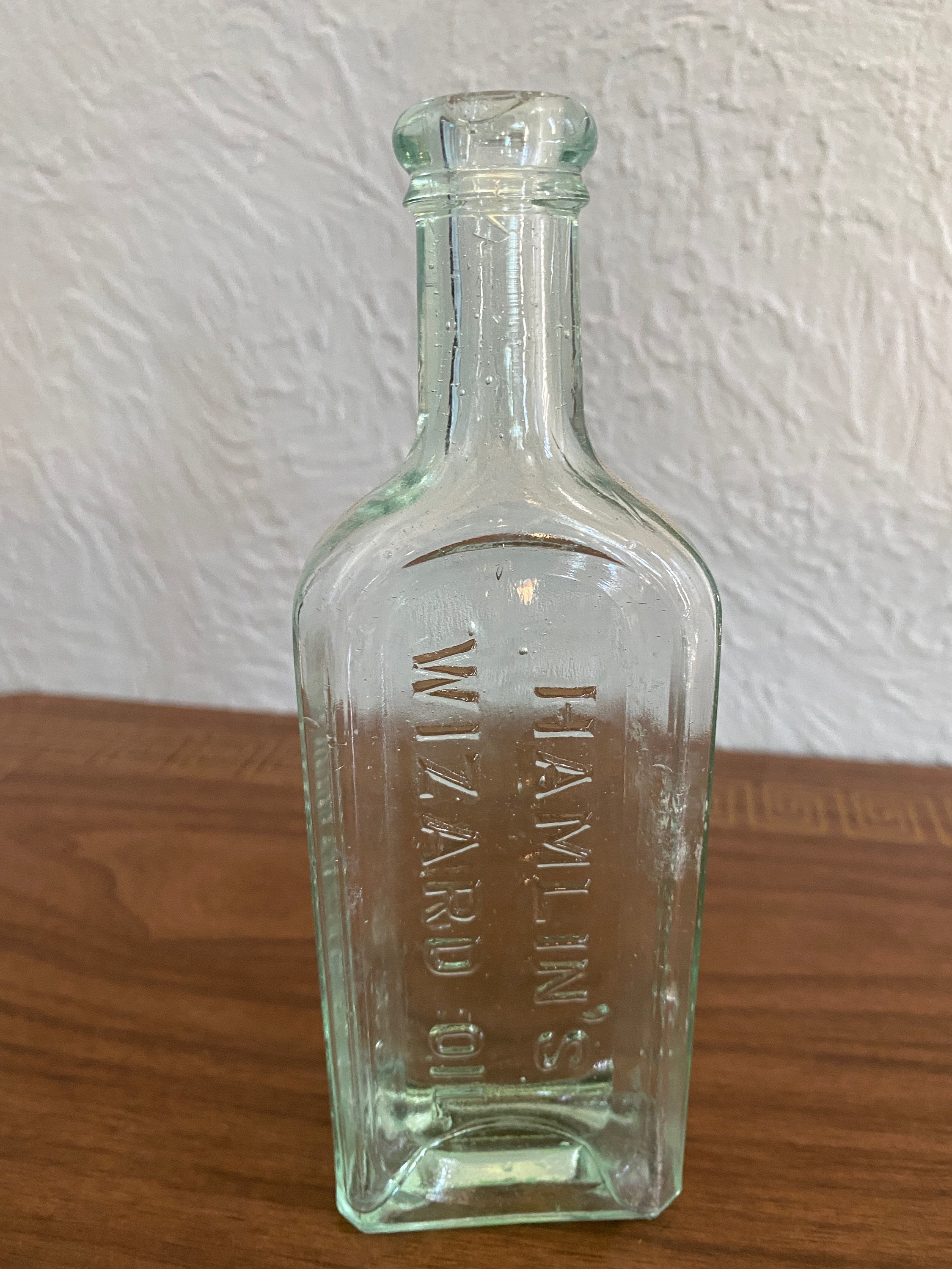 Vintage Hamlin's Wizard Oil Bottle, Antique Medicine Bottle Chicago ...