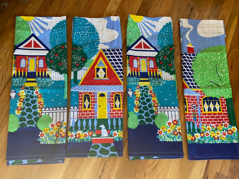 Vintage VIP Cranston Print Works Novelty Fabric Vintage VIP - Etsy