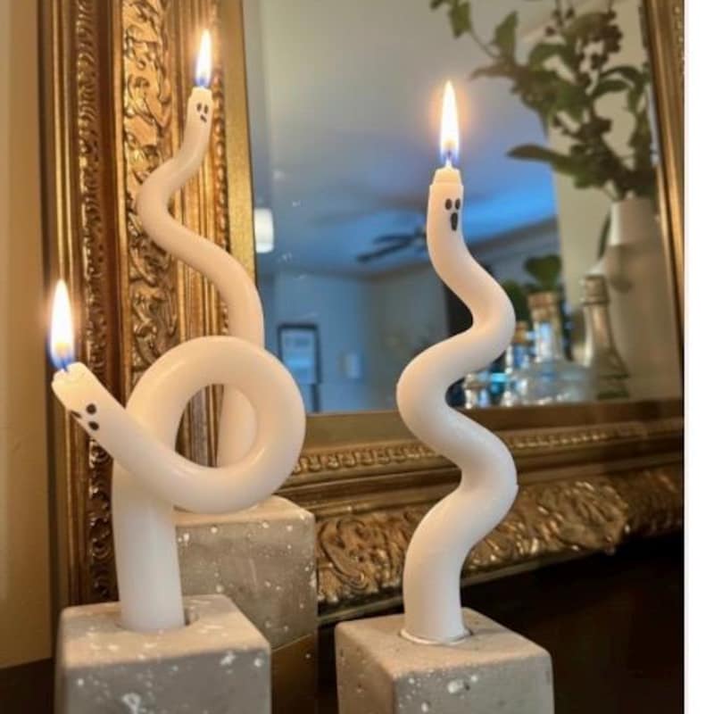Ghost Candles Decorations - Etsy