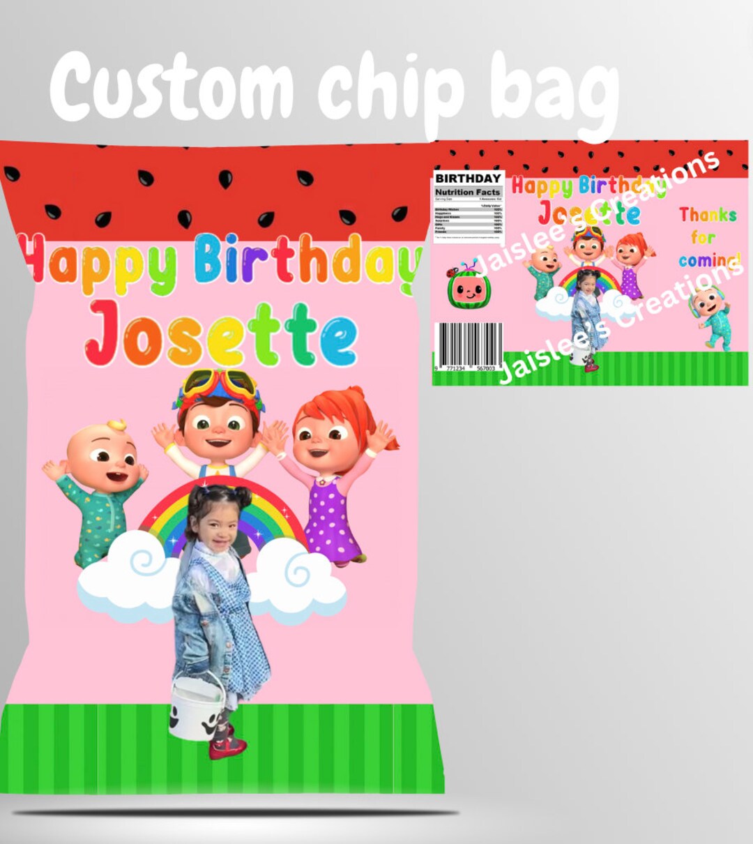 Custom Chip Bag Downloads - Etsy