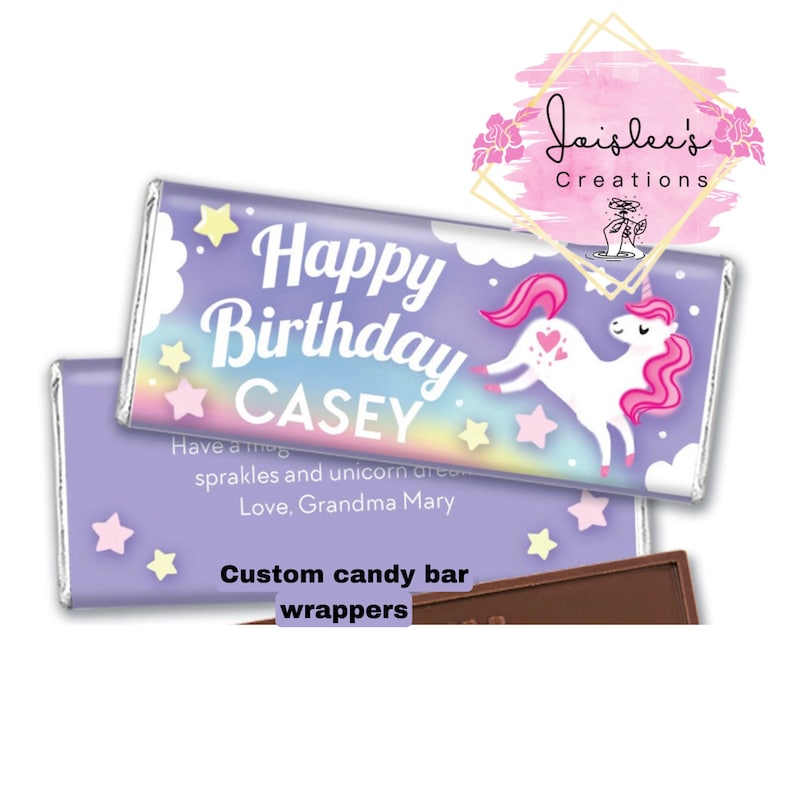 Custom Candy Bar Labels - Etsy