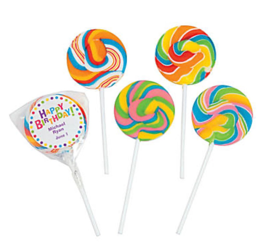 Custom Lollipop Labels - Etsy
