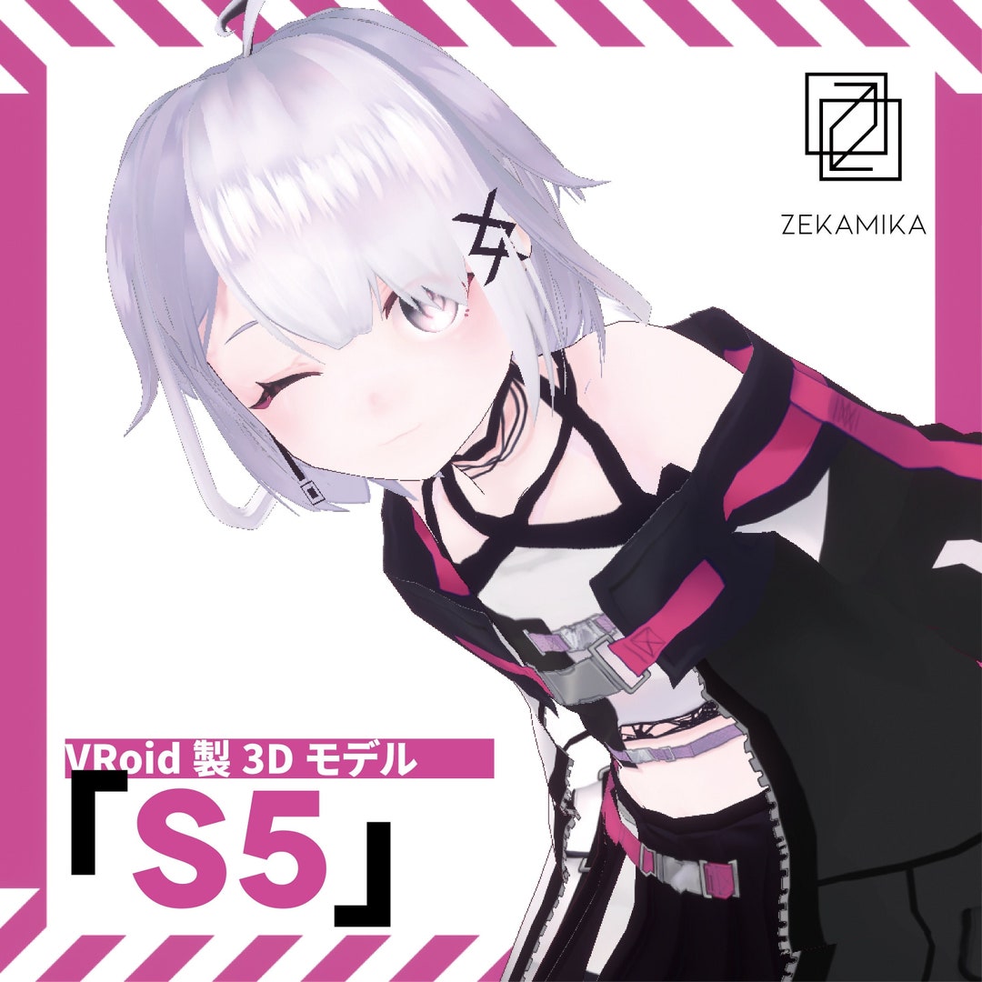 Original 3D Vrm Model 『S5』/ Supports Vrchat - Etsy