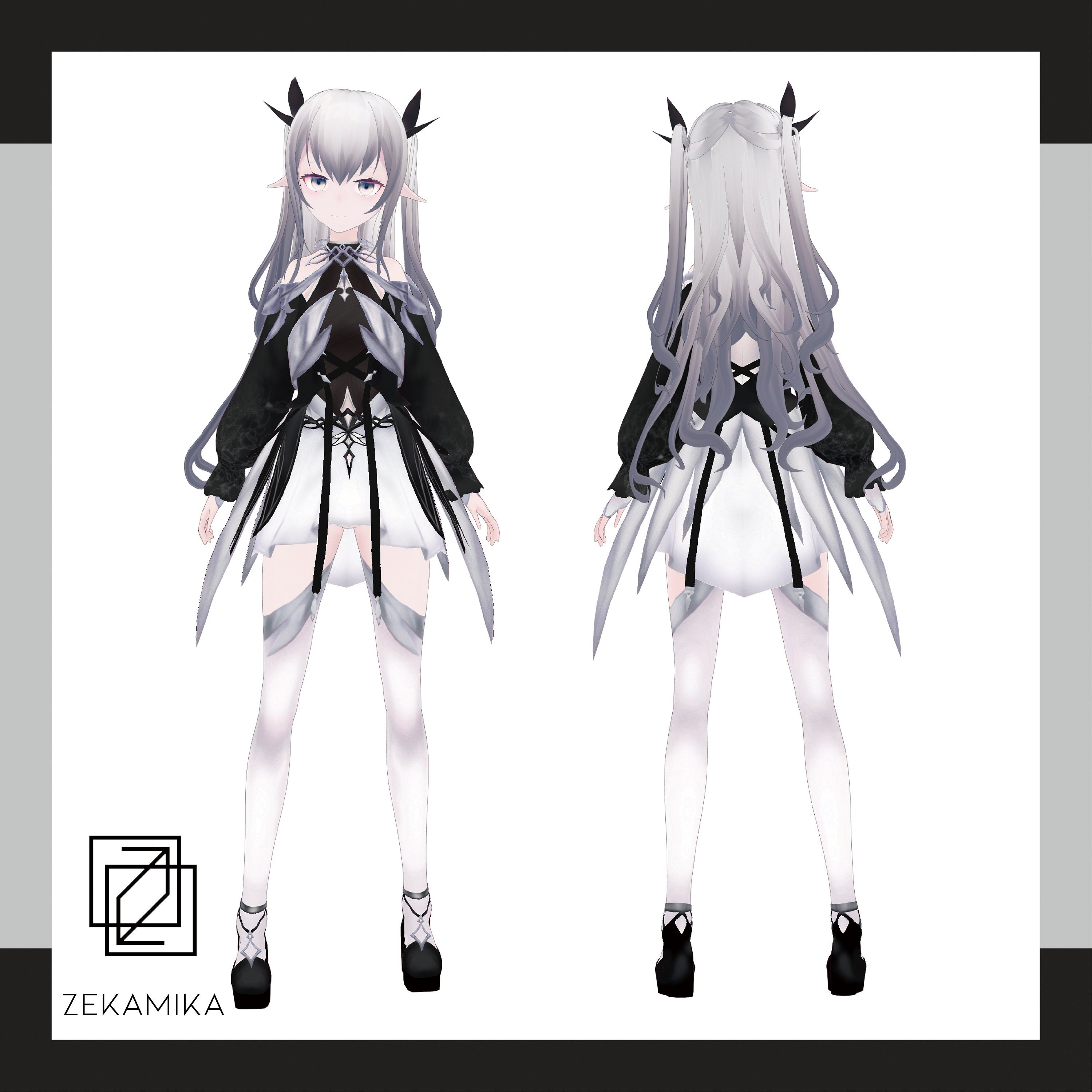 Original 3D Vrm Model 『mtl』/ Supports Vrchat - Etsy