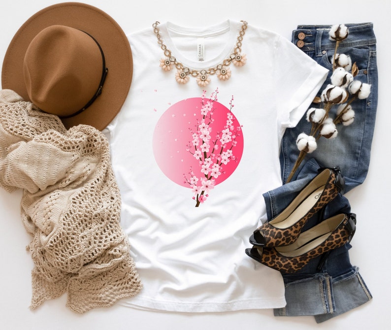 Sakura Shirt, Cherry Blossom Shirt, Spring Blossom Shirt, Spring Gift ...