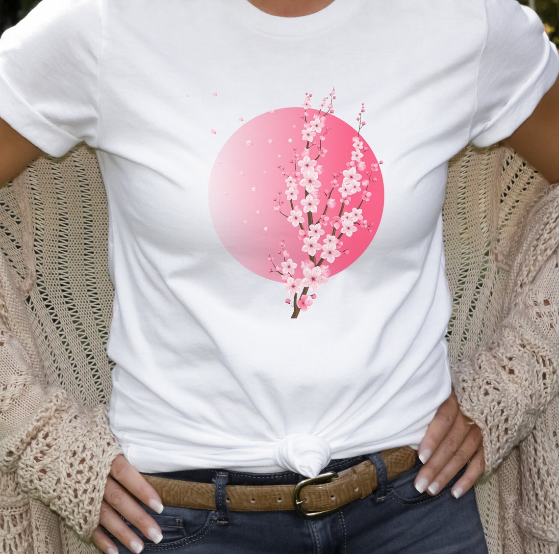 Sakura Shirt, Cherry Blossom Shirt, Spring Blossom Shirt, Spring Gift ...