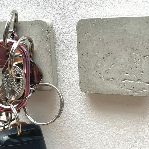 Magnetic Key Holder // Wood Floating Shelf // Key Rack With | Etsy ...