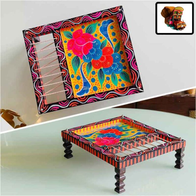 Handmade Charpai, Truck Art Manji, Home Decor, Wood Charpai Bed manji ...