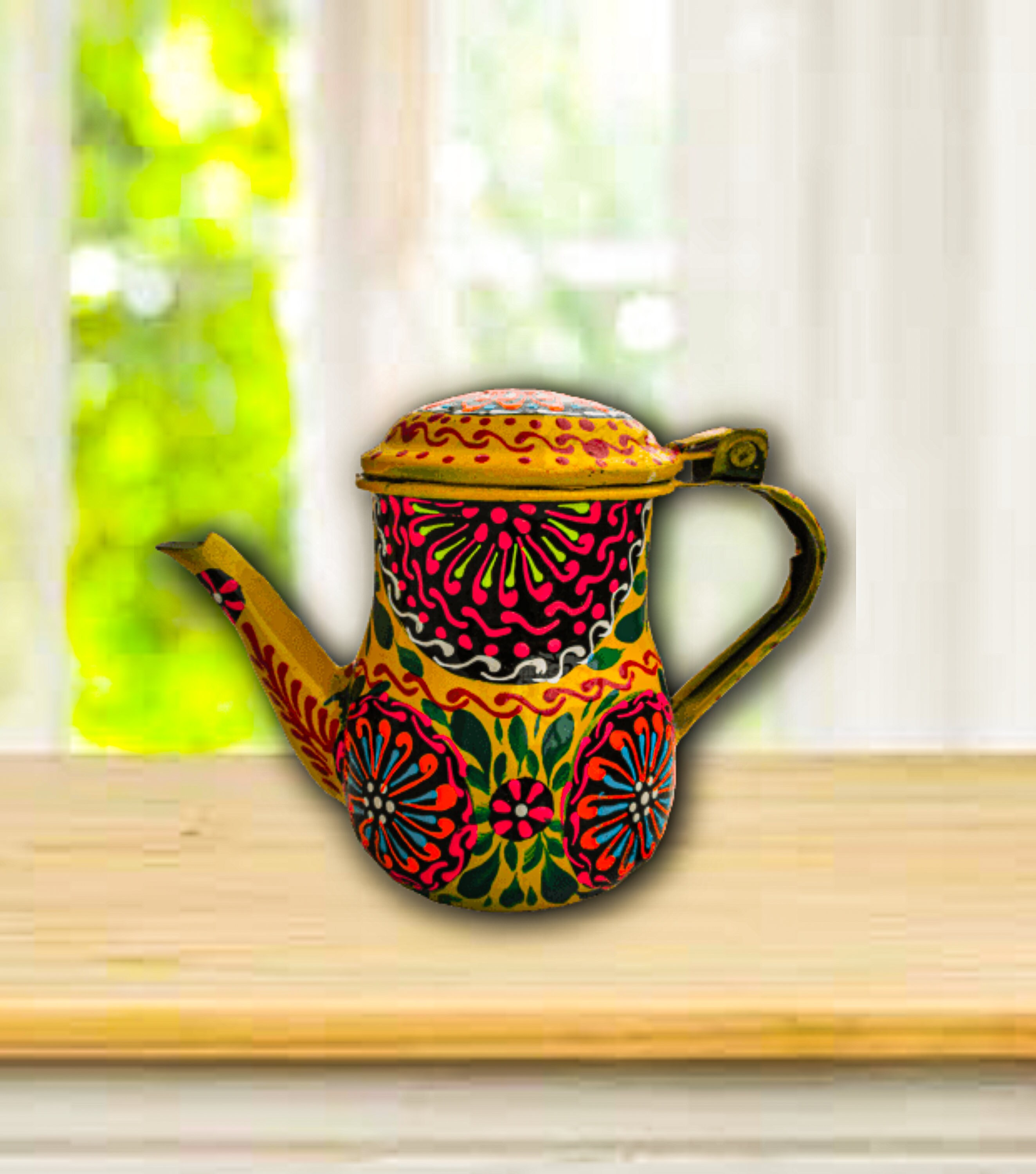 Hand Painted Teapot ,truck Art Chenak, Pakistani Chenak, Hand Painted ...