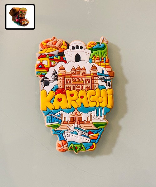 Truck Art Pakistan, Fridge Magnet, Pakistan Cities Name Silicone Magnet ...