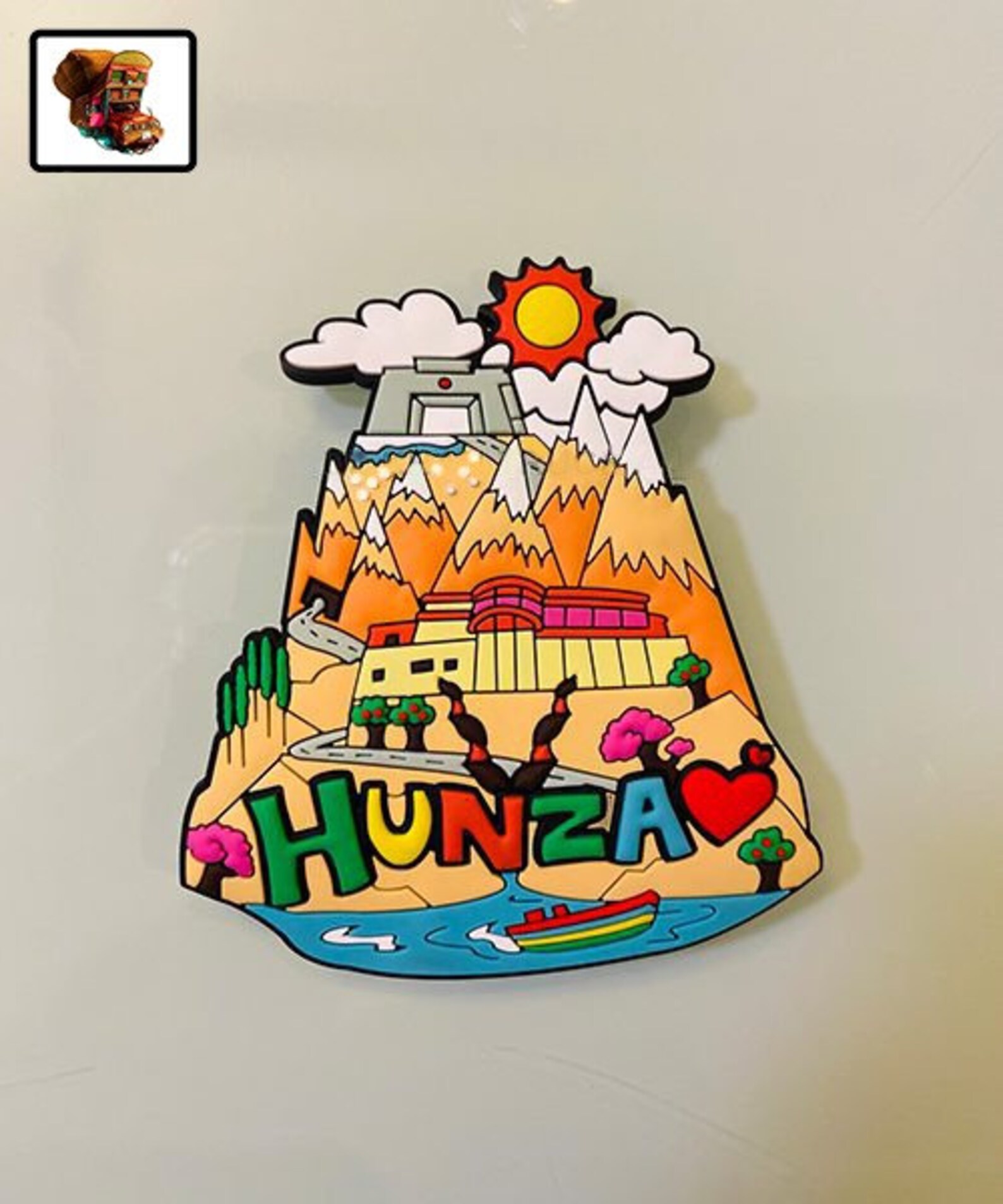 Truck Art Pakistan, Fridge Magnet, Pakistan Cities Name Silicone Magnet ...