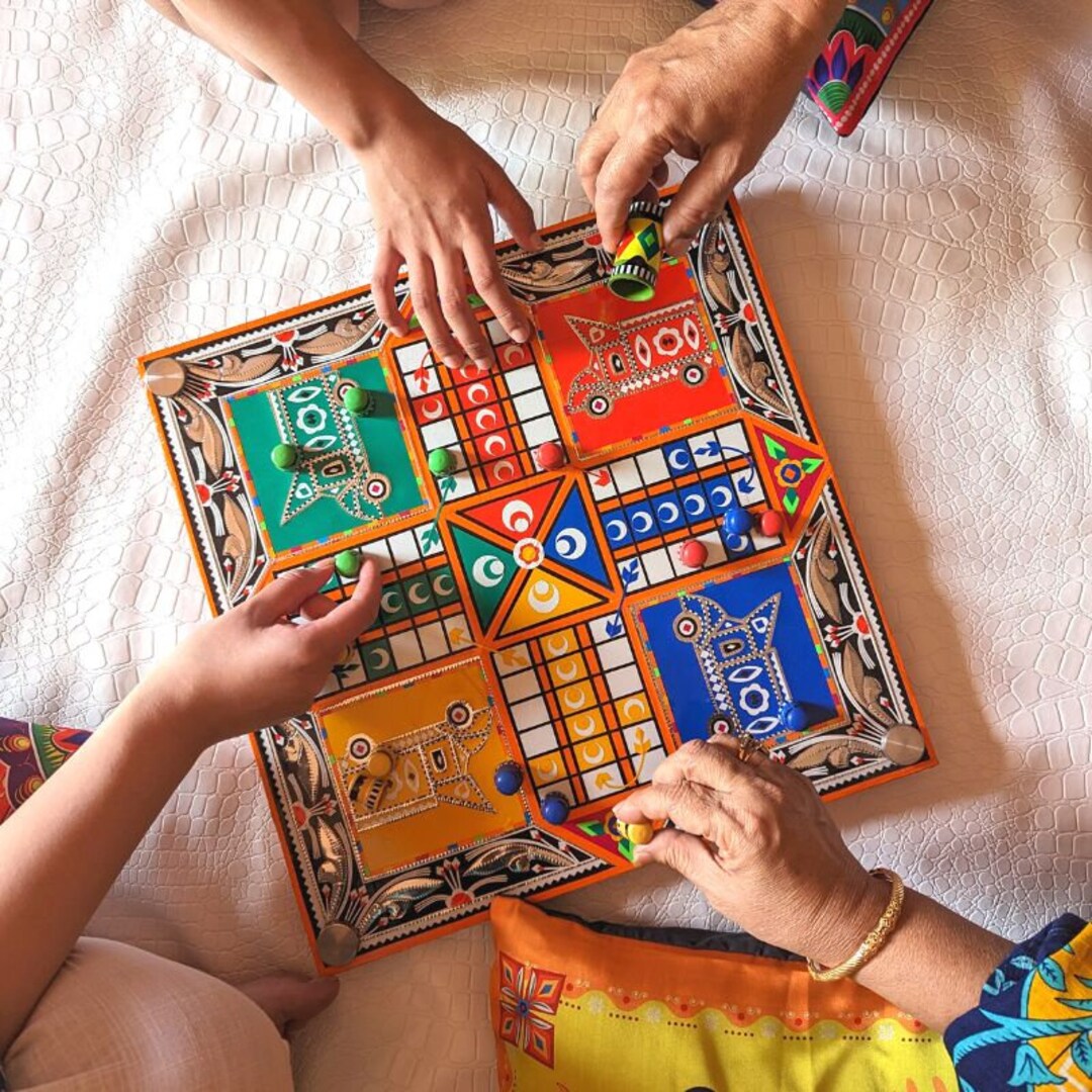 Handmade Ludo Star Board Game, Truck Art Pakistan Style. - Etsy