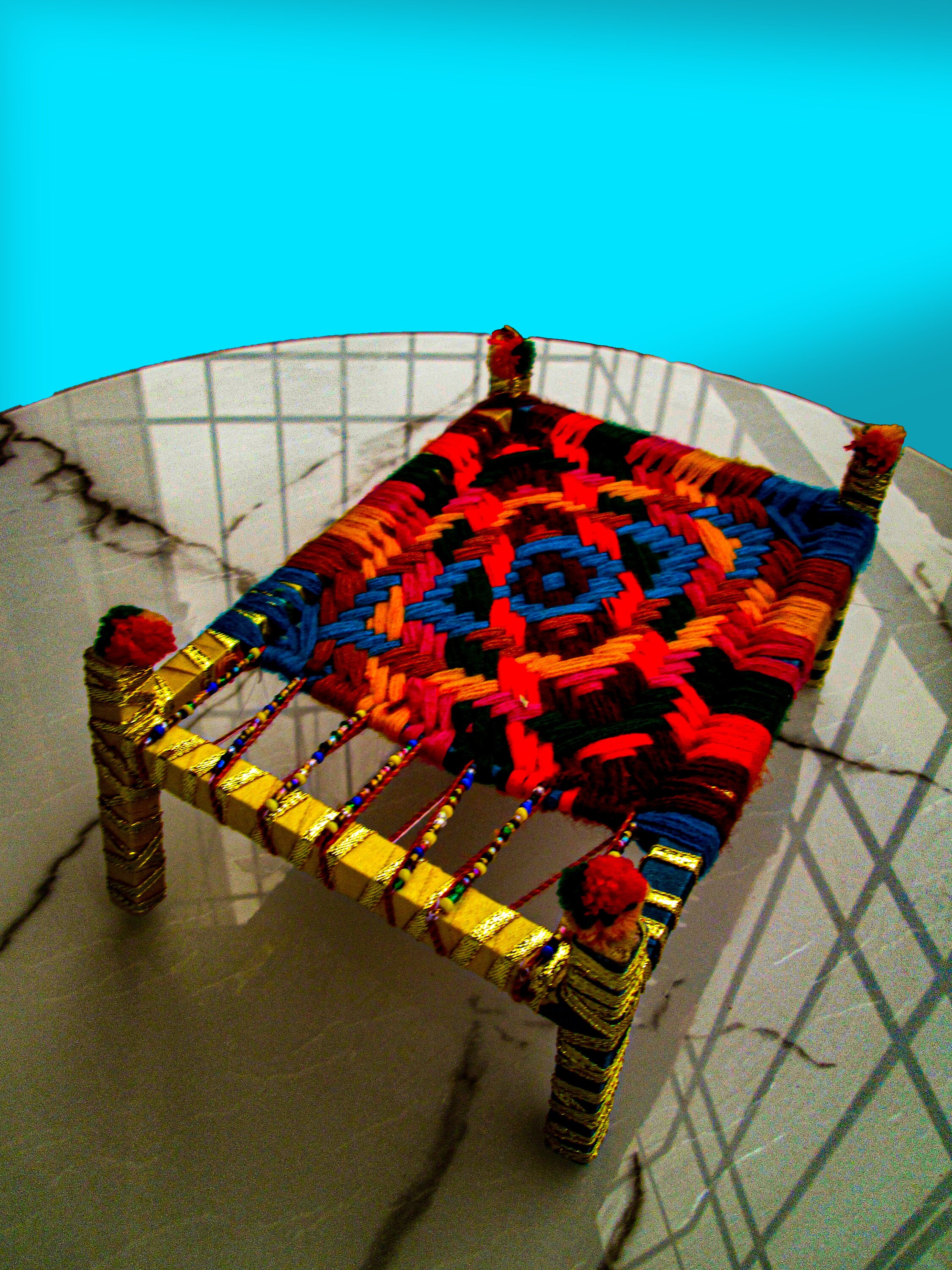 Handmade Charpai, Truck Art Manji, Home Decor, Wood Charpai Bed manji ...