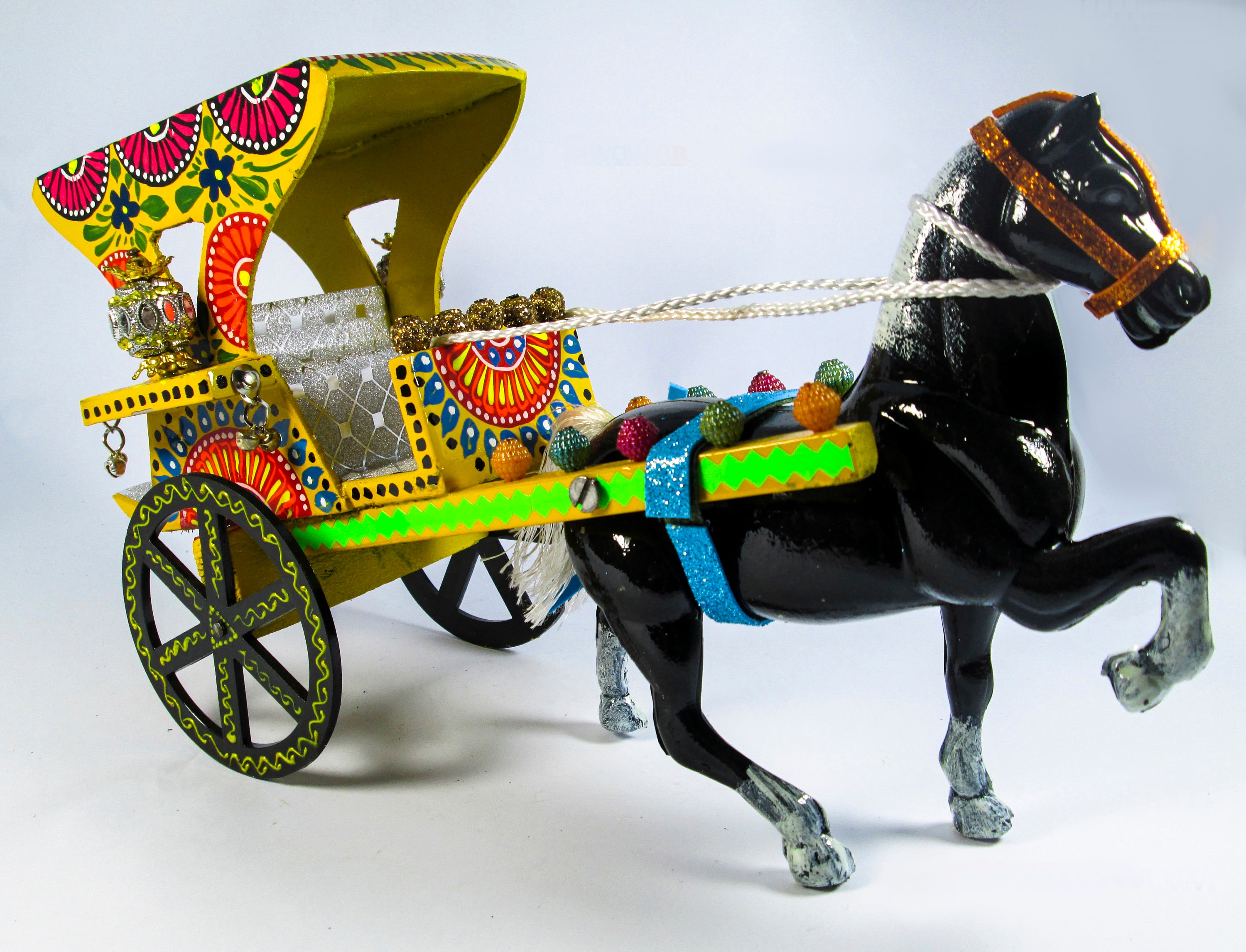 Horse Cart, Handmade Horse Cart, Truck Art Ghora Gari,vintage Animal ...