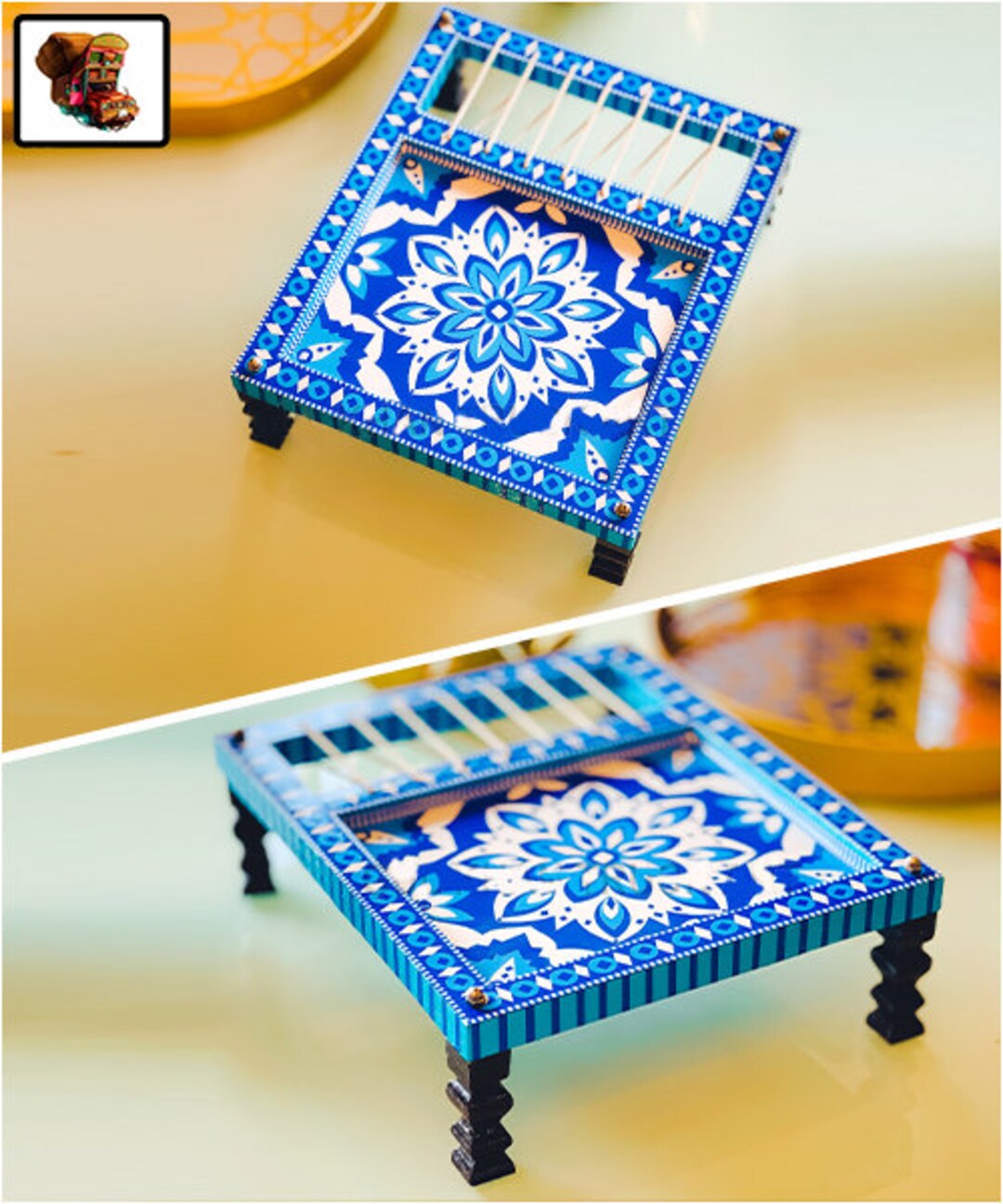 Handmade Charpai, Truck Art Manji, Home Decor, Wood Charpai Bed manji ...