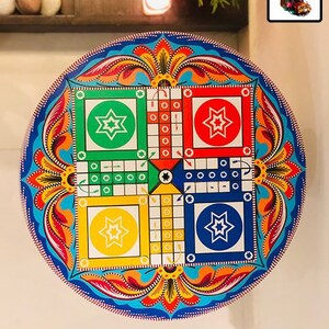 Handmade Ludo Star Table, Ludo Board Game Table, Truck Art Pakistan ...