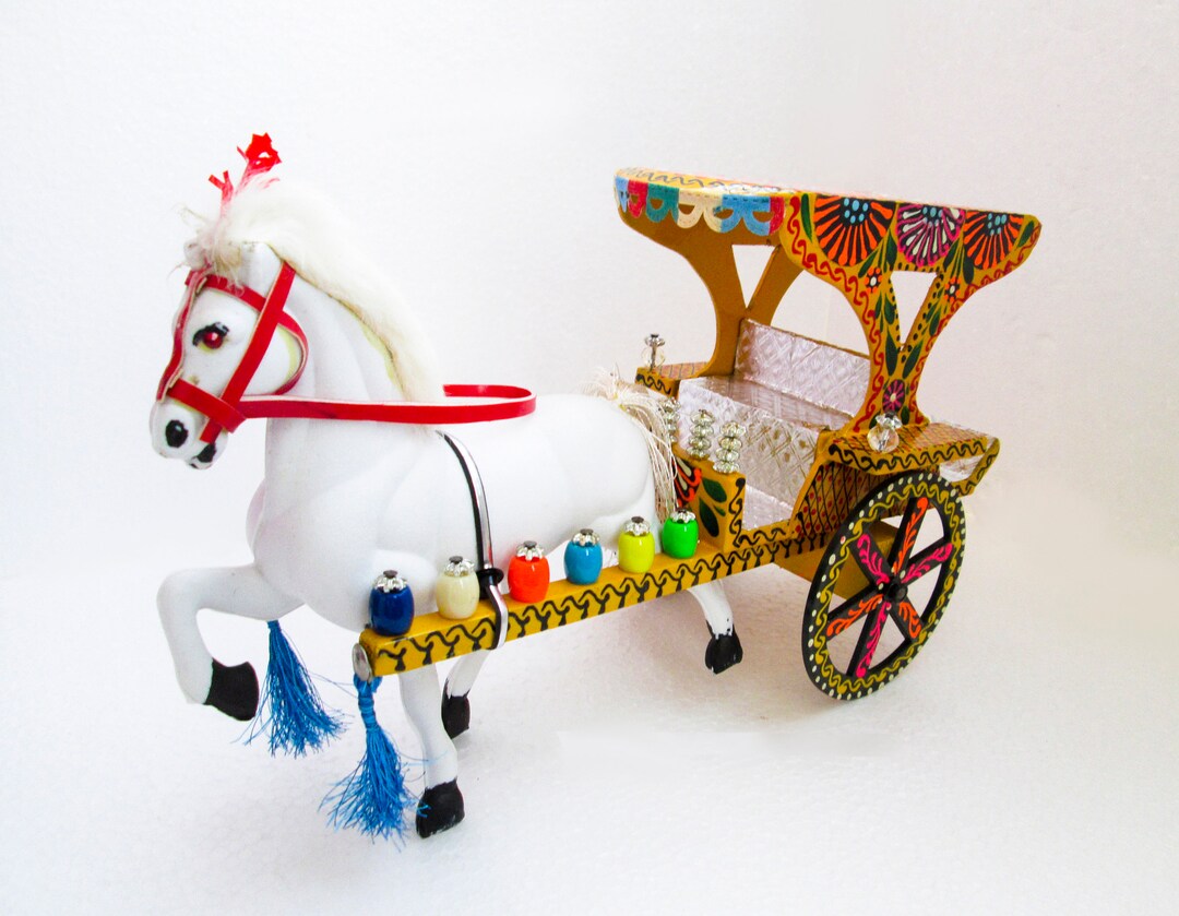 Horse Cart, Handmade Horse Cart, Truck Art Ghora Gari,vintage Animal ...