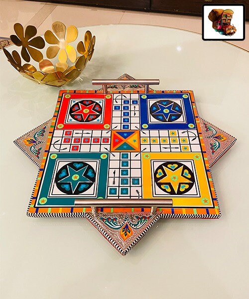 Handmade Ludo Wooden Tray, Truck Art Pakistan Style, Wow Brand ...
