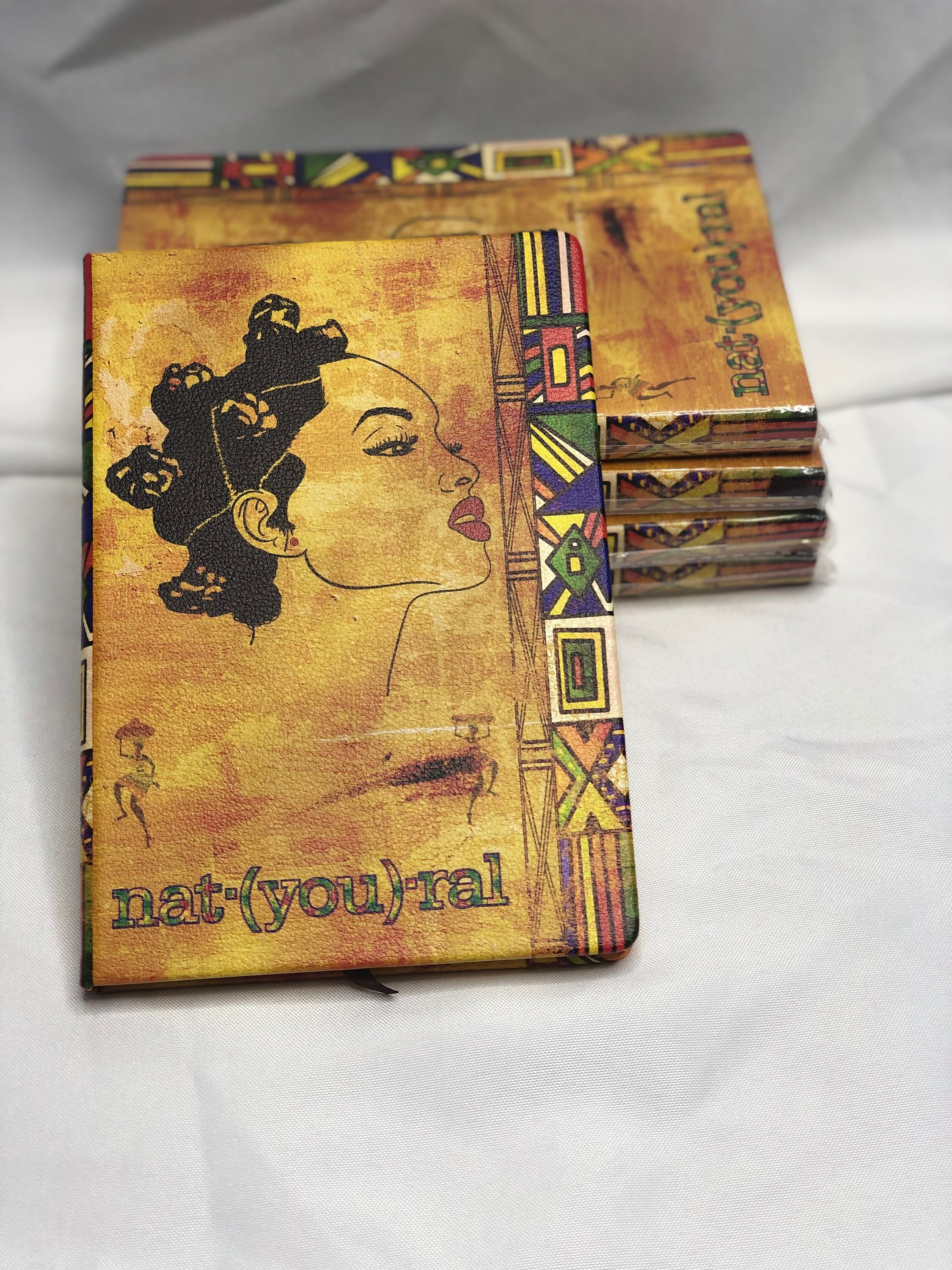 Nat•(you)•ral Black Woman Journals | Black Female Journals | African ...