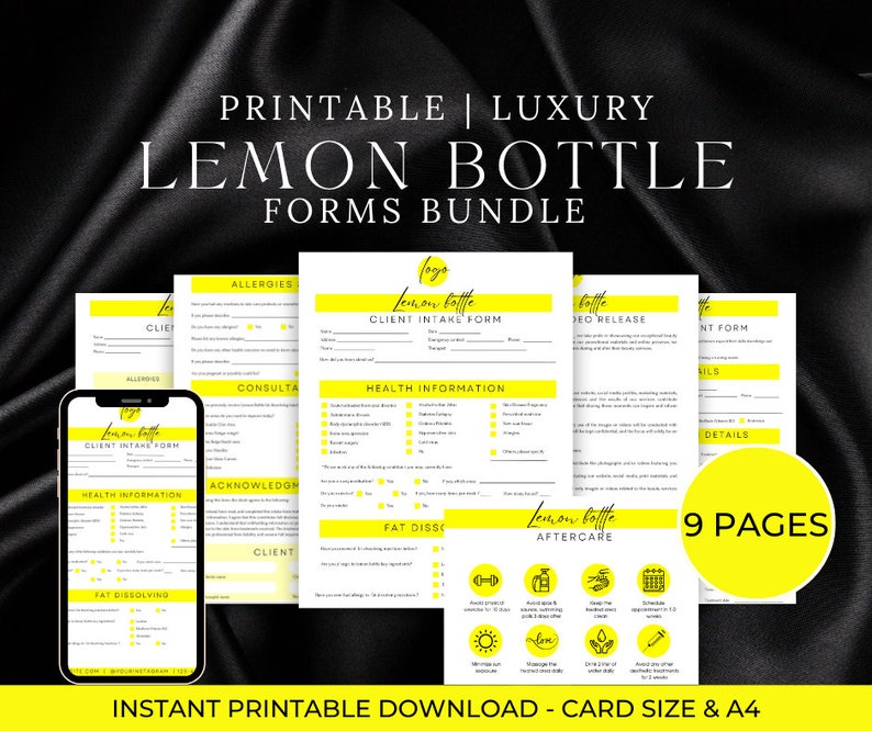 Lemon Bottle Consent Form, Lemon Bottle Fat Dissolving Injections ...