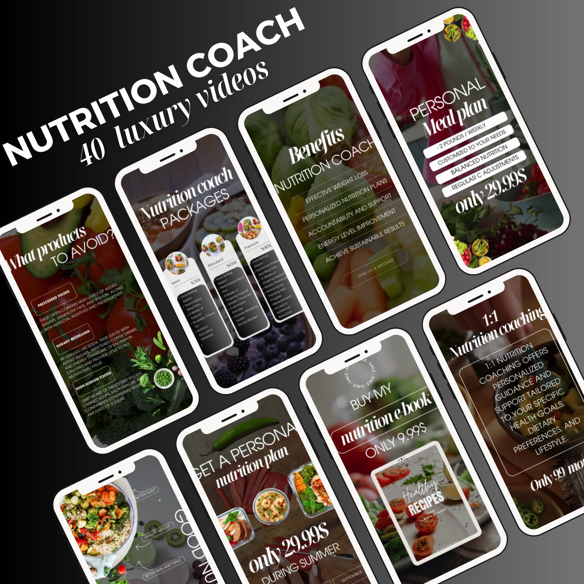 Nutrition Coach Reels Instagram Video, Health Coach Video, Health Reels ...