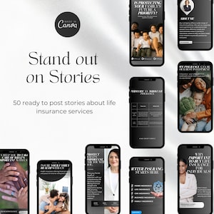 100 Life Insurance Instagram Templates, Life Insurance Agent Instagram ...