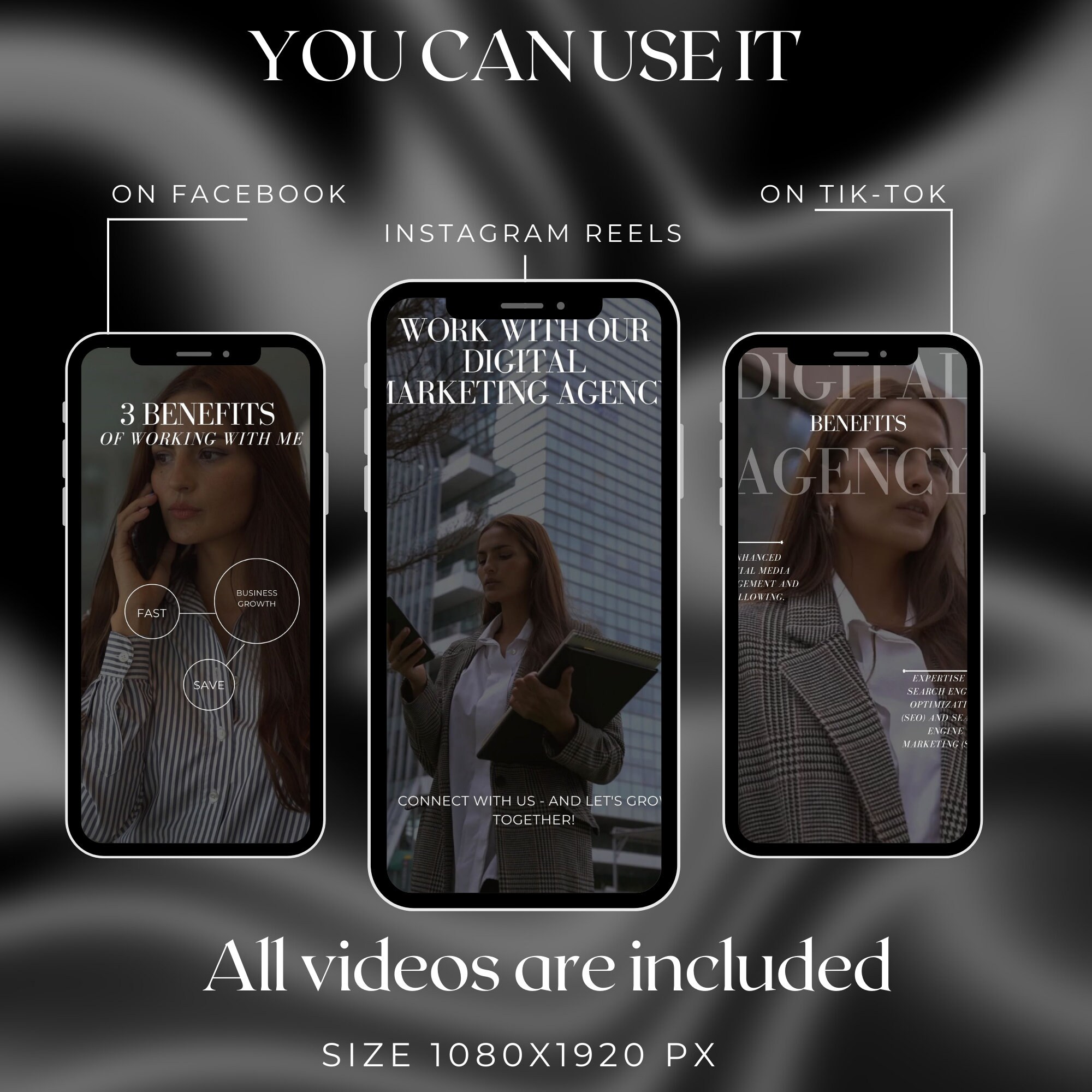 Digital Marketing Agency Reels Video Templates, Digital Marketing ...