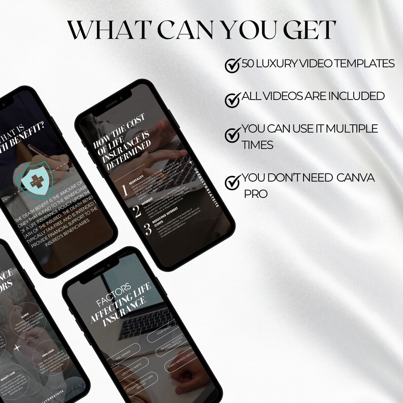 50 Insurance Reels Infographic, Life Insurance Video Instagram ...