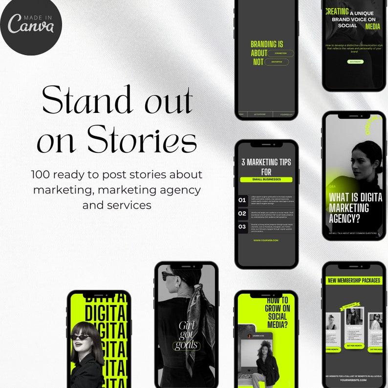 200 Digital Marketing Agency Social Media Posts Canva Marketing Agency ...