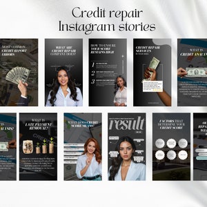 200 Credit Repair Infographics Instagram Templates, Credit Repair ...