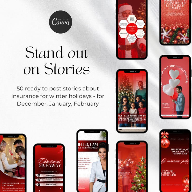 100 Insurance Winter Instagram Posts, Life Insurance Christmas Agent ...