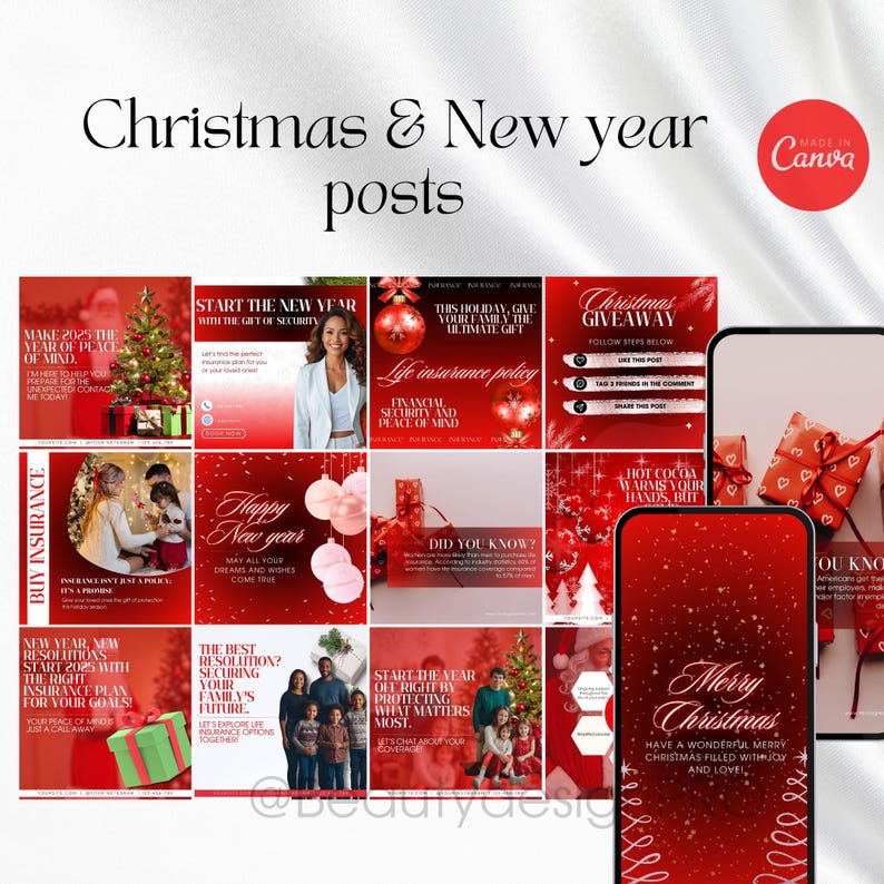 100 Insurance Winter Instagram Posts, Life Insurance Christmas Agent ...