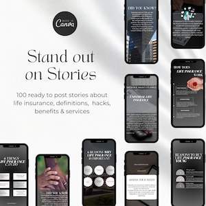 200 Insurance Agent Instagram Templates, Life Insurance Instagram Posts ...