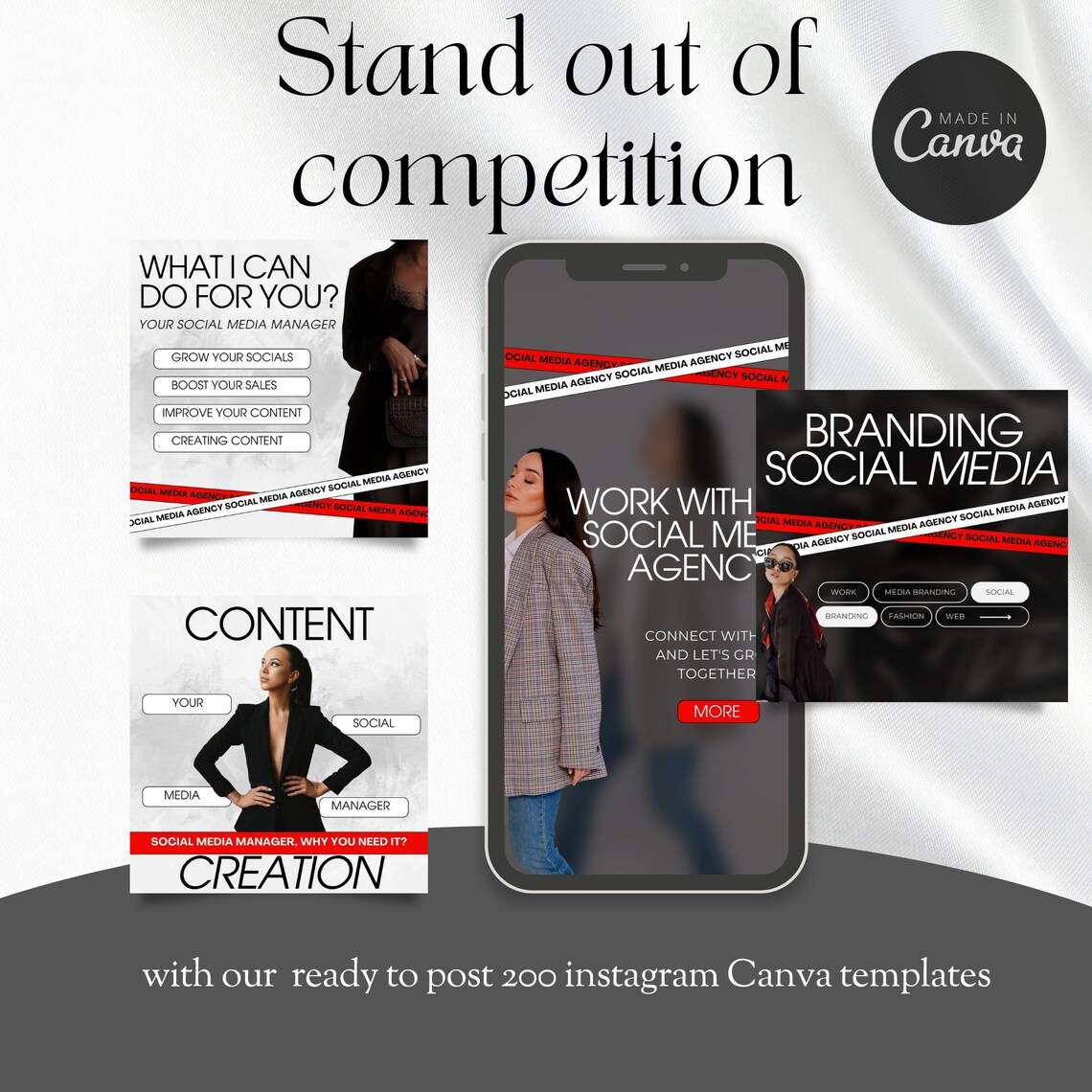 200 Digital Marketing Agenc,y Social Media Post Canva Marketing Agency ...