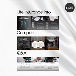 200 Insurance Agent Instagram Templates, Life Insurance Instagram Posts ...