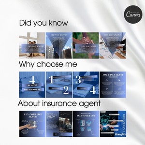 200 Insurance Agent Instagram Templates, Life Insurance Instagram Posts ...