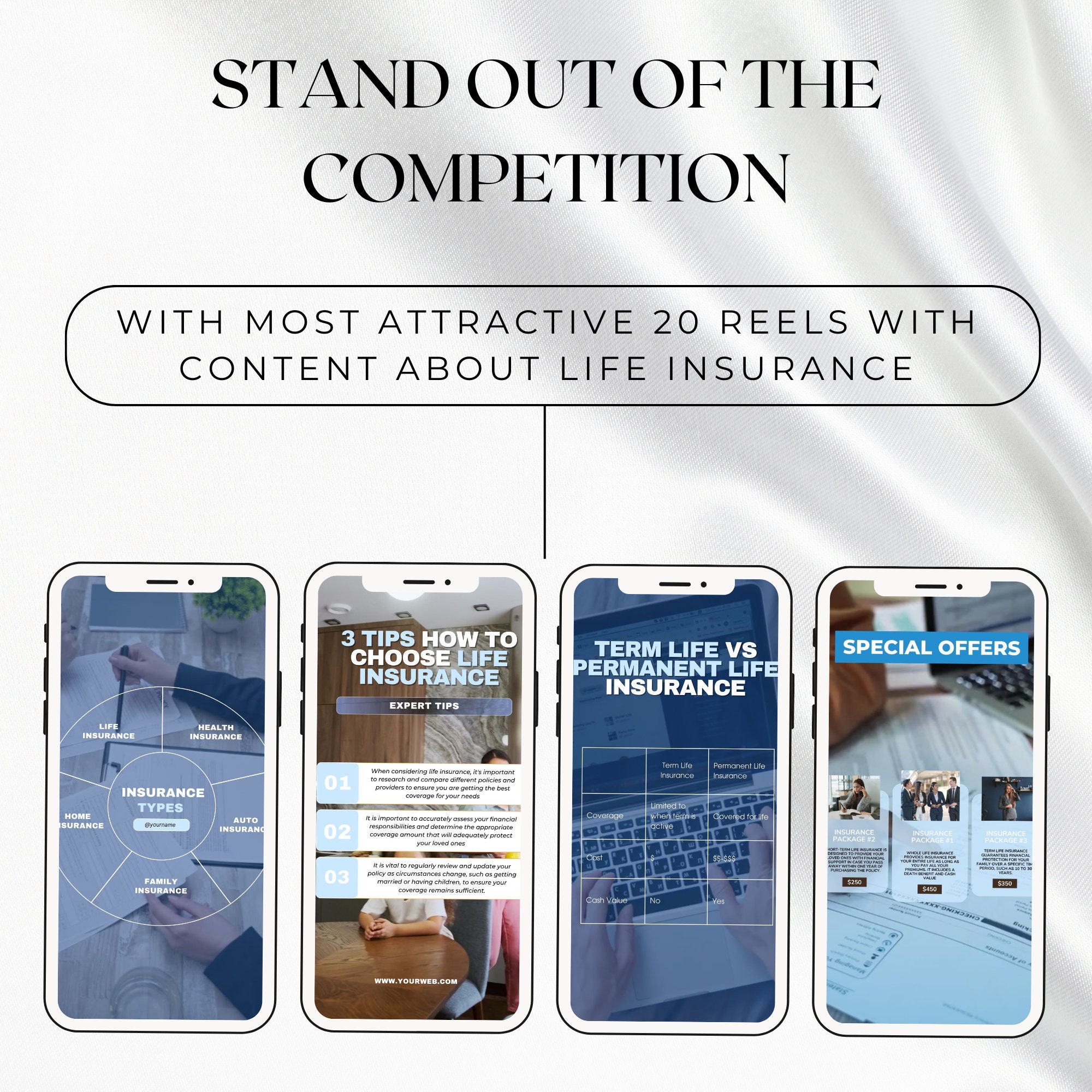 Insurance Reels, Life Insurance Video, Insurance Instagram Templates ...