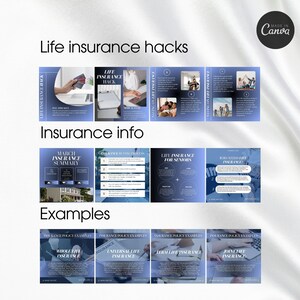 200 Insurance Agent Instagram Templates, Life Insurance Instagram Posts ...