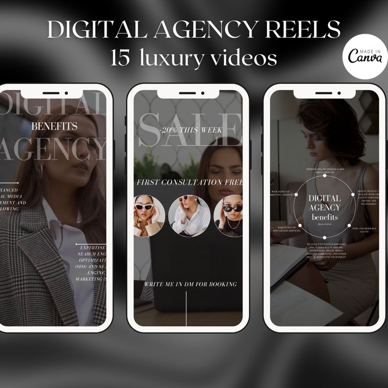 Digital Marketing Agency Reels Video Templates, Digital Marketing ...