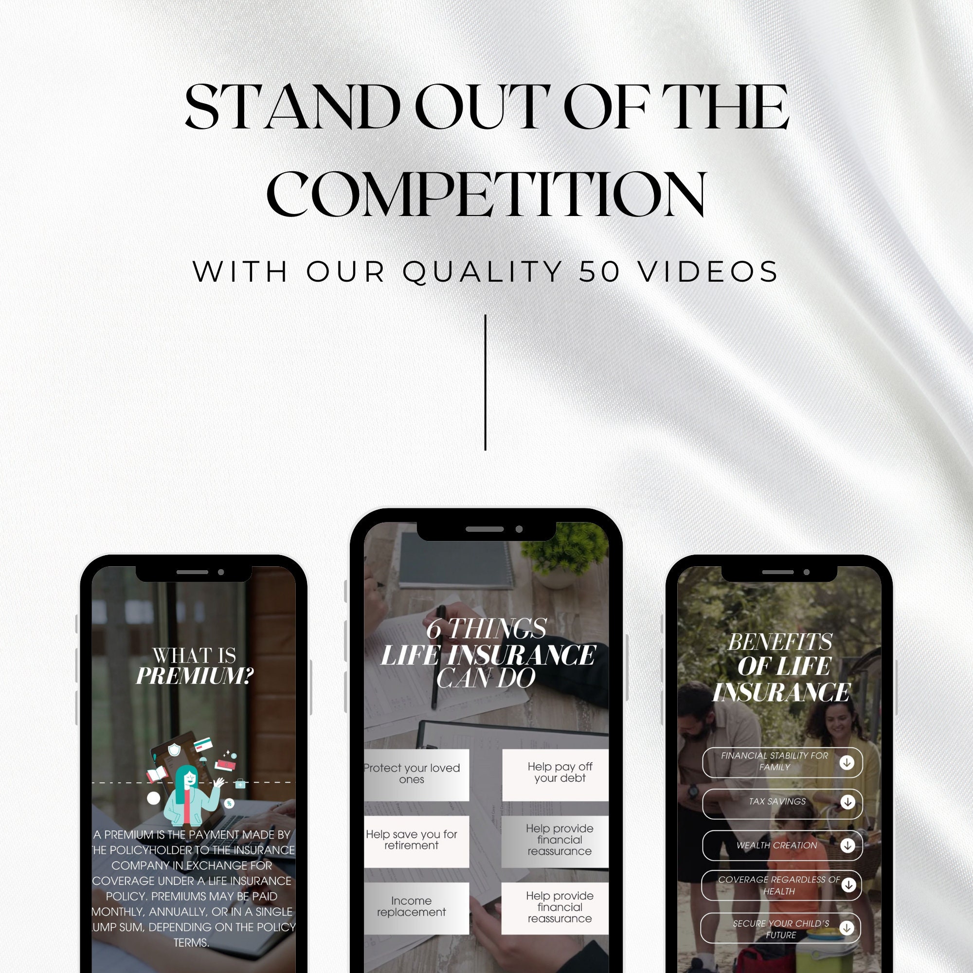 50 Insurance Reels Infographic, Life Insurance Video Instagram ...